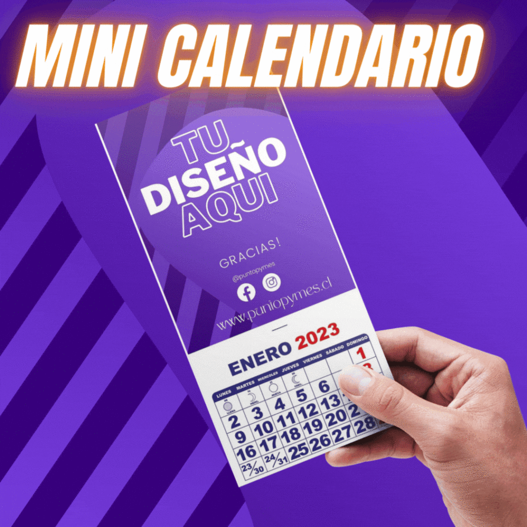 Mini Calendario Imantado - Punto PYMES